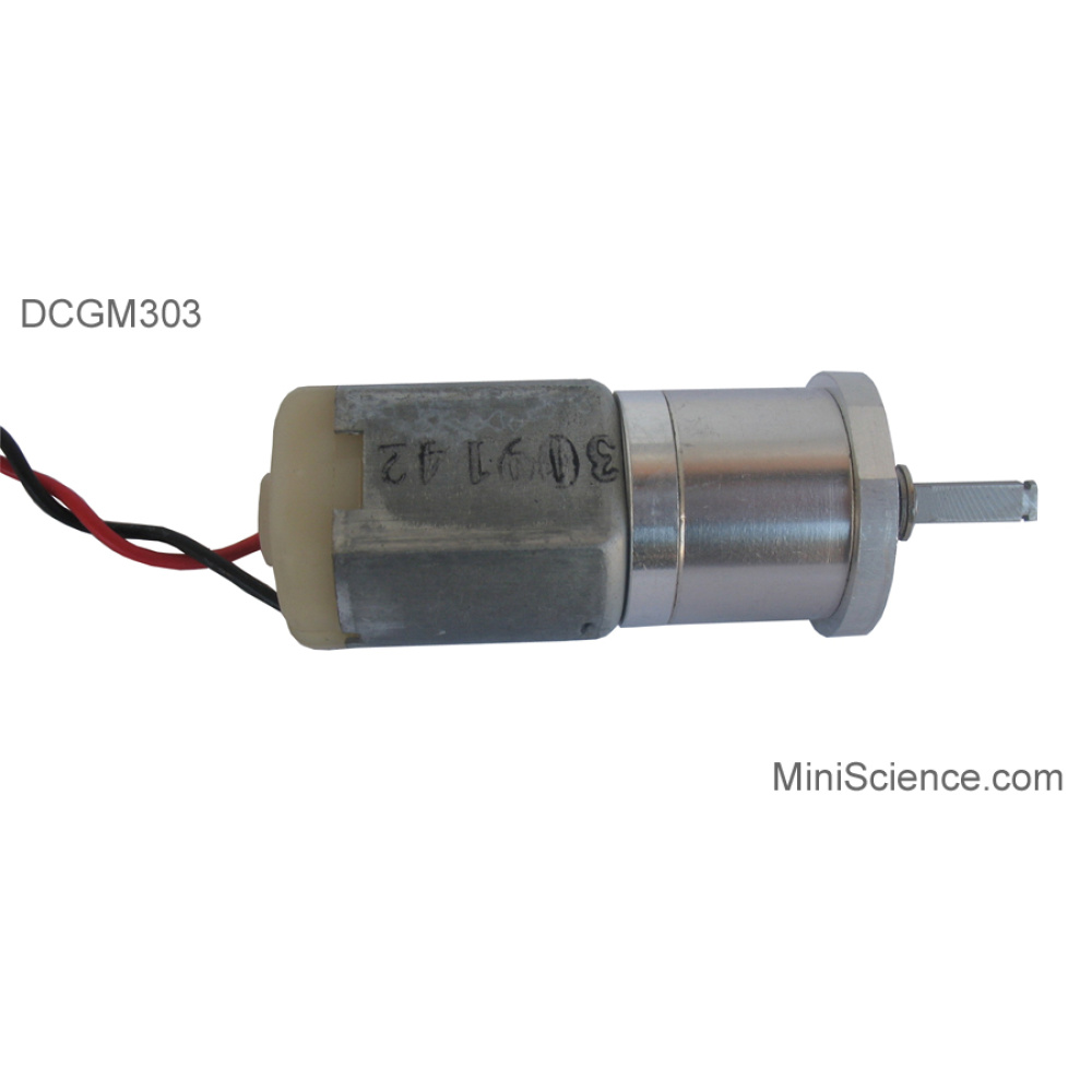 DC Gear Motor, Low Speed 3–18 Volt