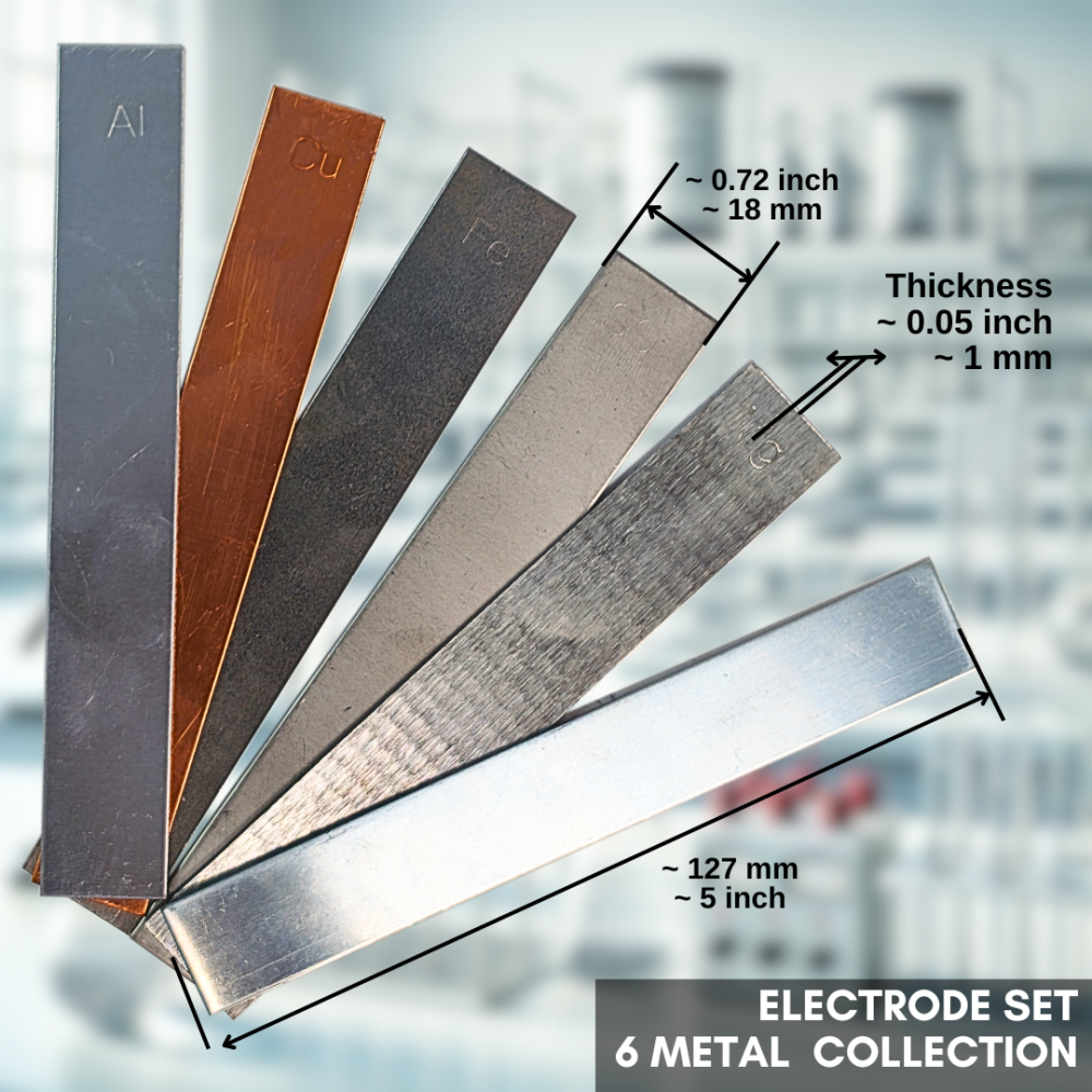 Metal Electrodes, Set Of 6